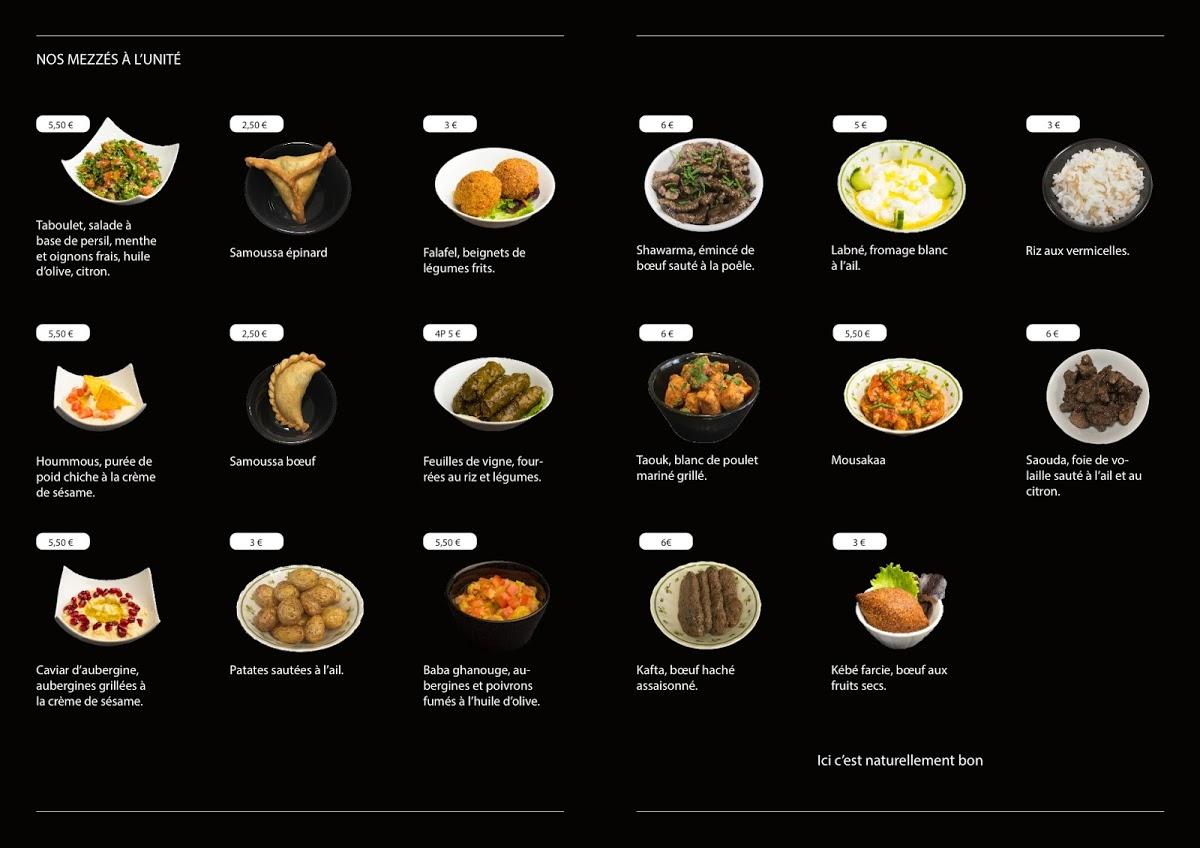 Menu au Le lunch lib’ restaurant, Vaulx-en-Velin