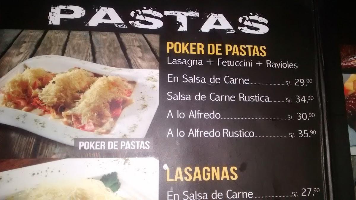 Carta del restaurante Rustica, Piura, AV. SANCHEZ CERRO NRO. 234 -239 ...