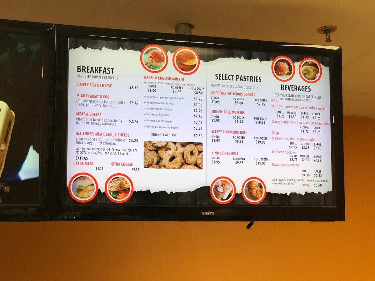Menu at Central Cafe, Holliston