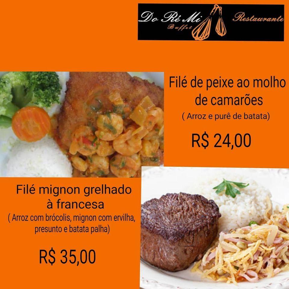 Menu at Do-Re-Mi Buffet Comércio e Serviços restaurant, São Paulo