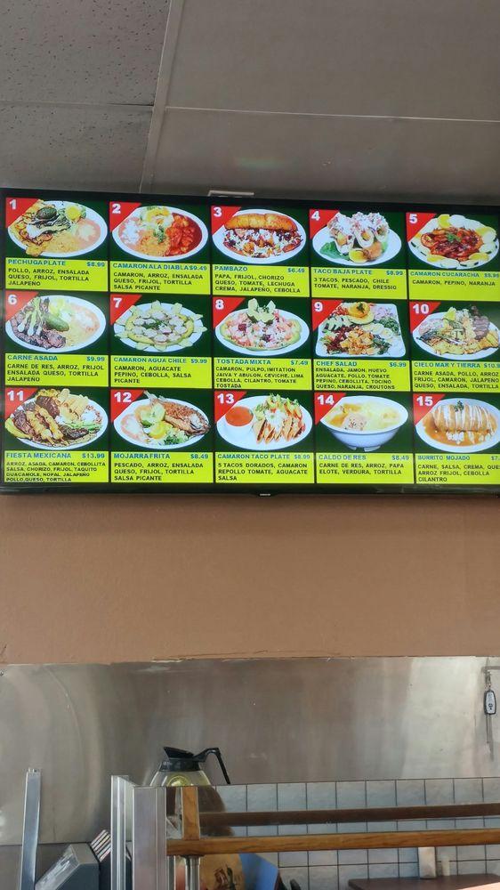 Carta del restaurante Taco boy, Maywood
