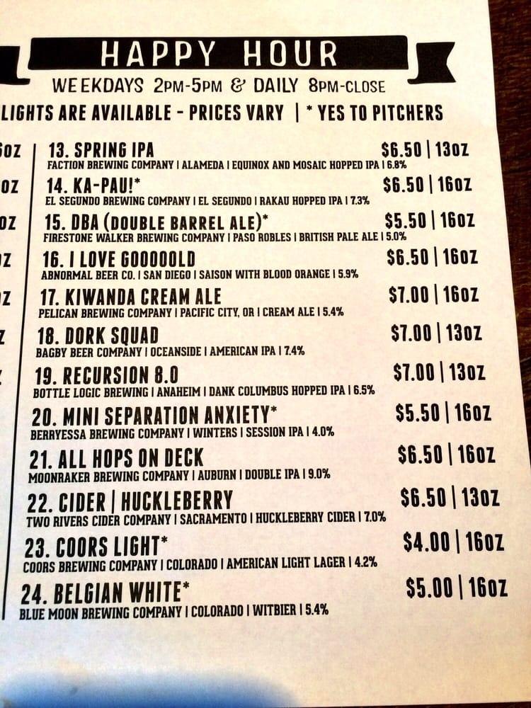 Menu at Old Town Pizza pub & bar, Roseville, 120 Church St