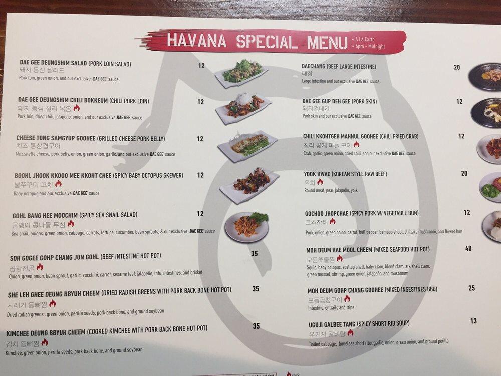 Menu at DAE GEE KOREAN BBQ, Aurora, S Havana St Unit 1