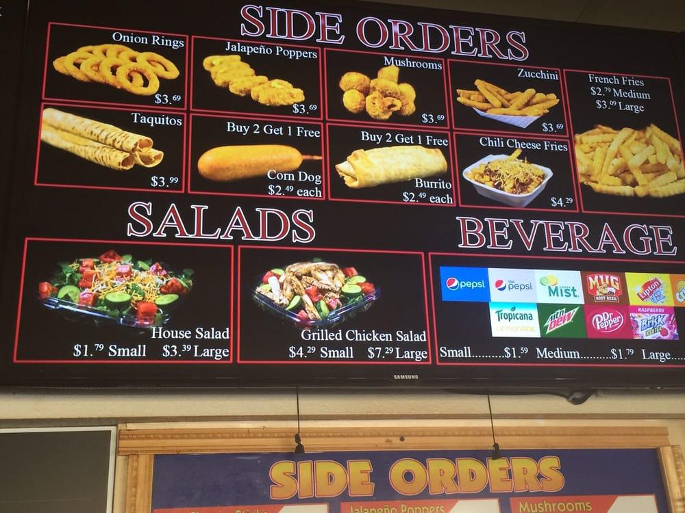 Frosty King Golden Hills Menu