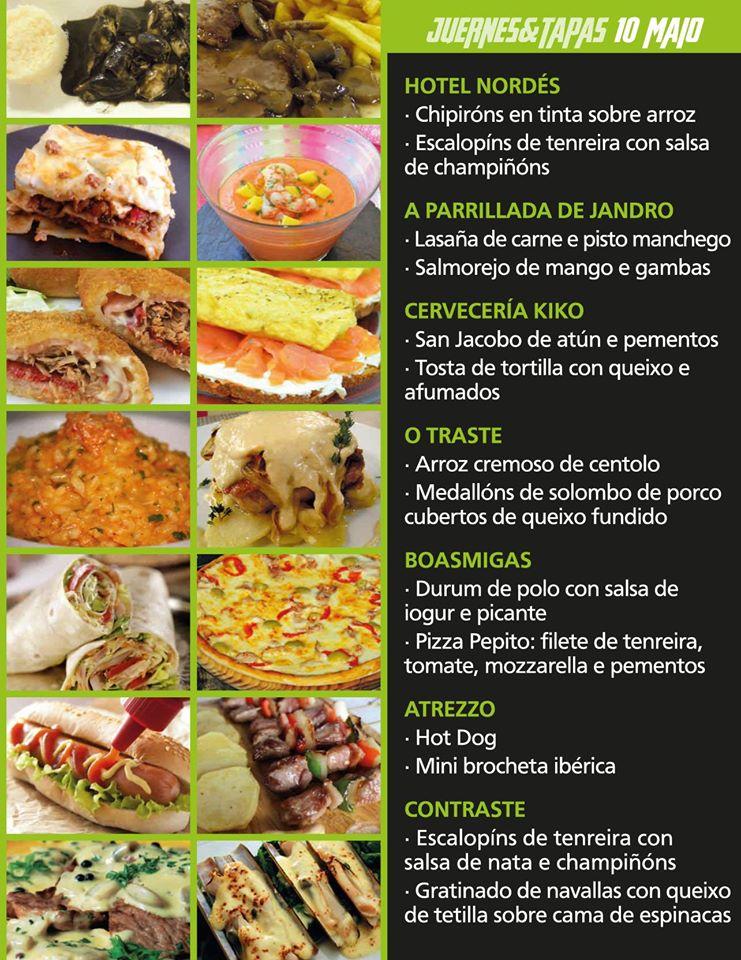 Menu at A Parrillada de Jandro, Burela