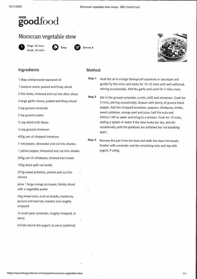 Menu at Annexe Communities, Glasgow