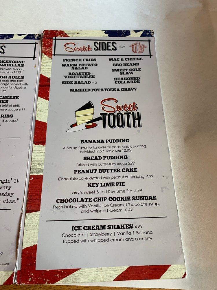 Menu at County Grill & Smokehouse BBQ, Newport News, George Washington ...