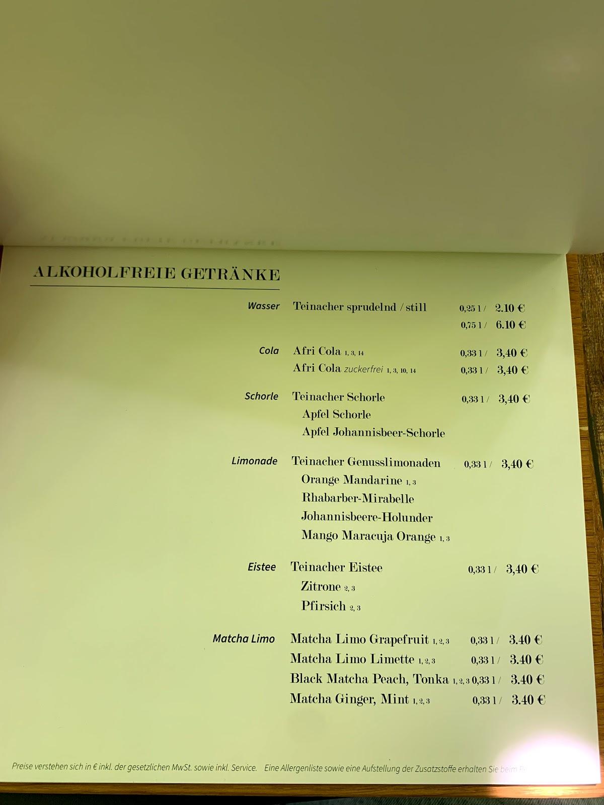 Menu at Elliot’s Café & mehr cafe, Mauer