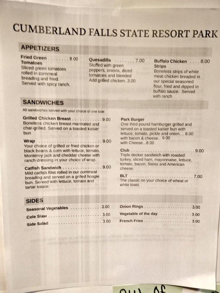 Menu at Riverview Restaurant, USA, KY-90