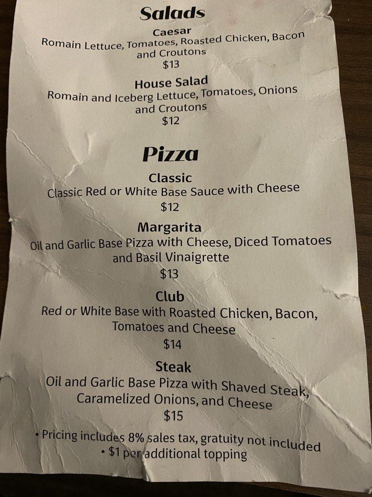 Menu at Burrata pub & bar, Grand Island