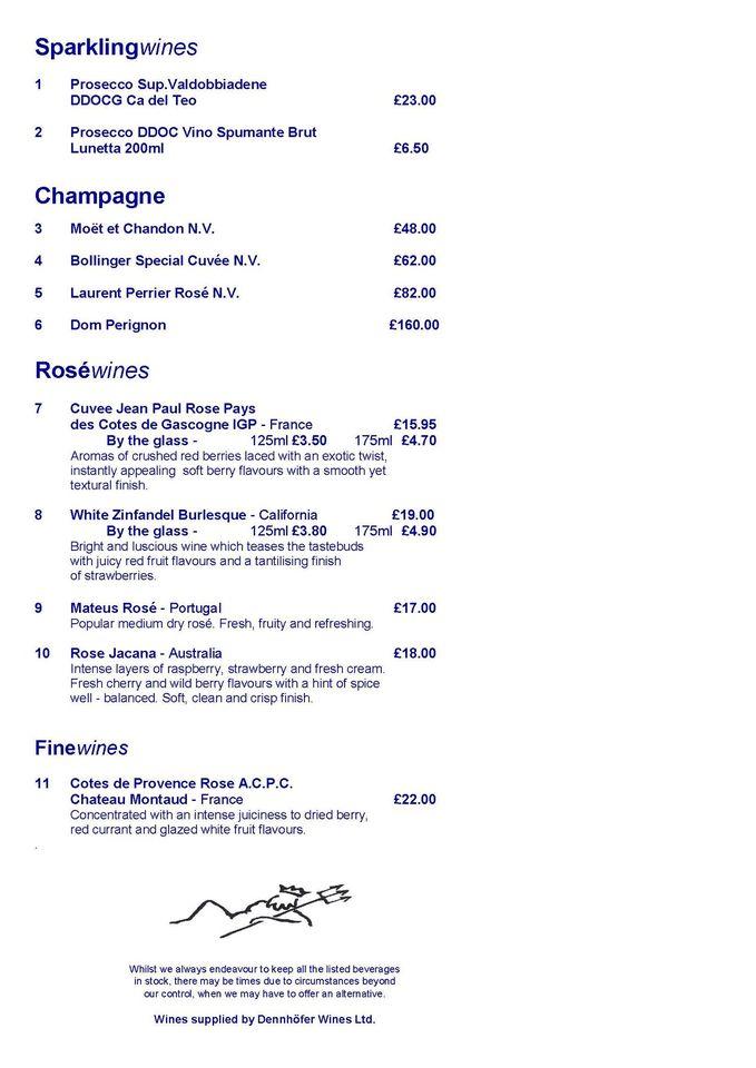 Menu at King Neptune restaurant, Newcastle upon Tyne, Parkside