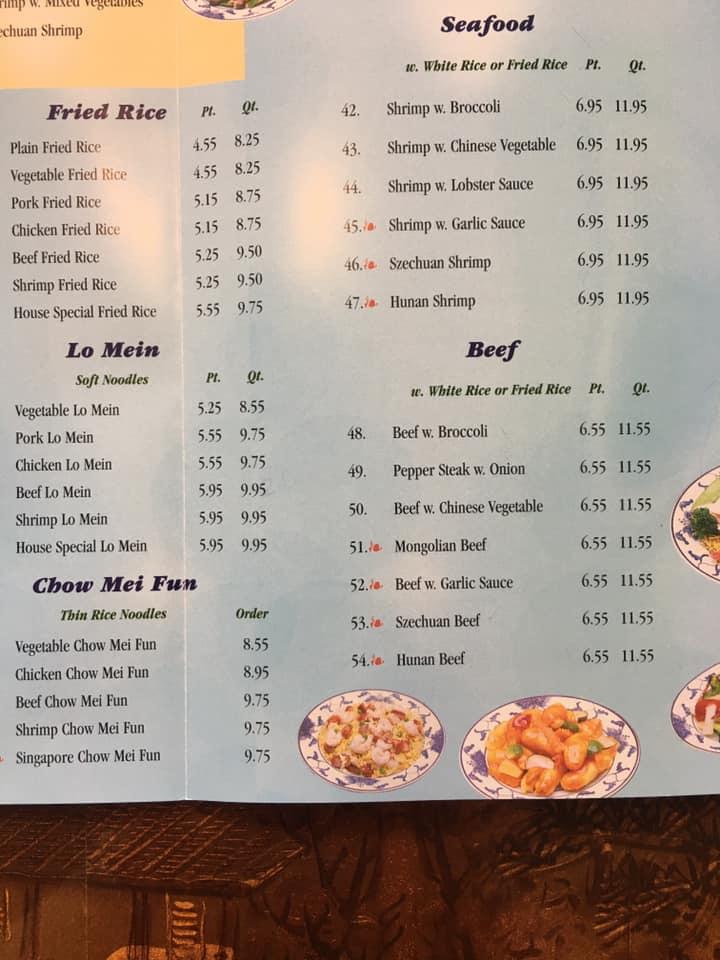 Menu at Ocean Garden Buffet restaurant, Toledo, 821 W Alexis Rd E19
