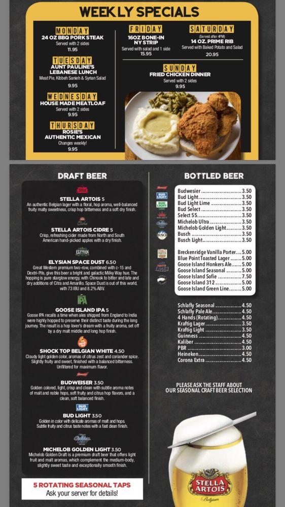 Menu at Social Bar & Grill, Lemay, Reavis Barracks Rd