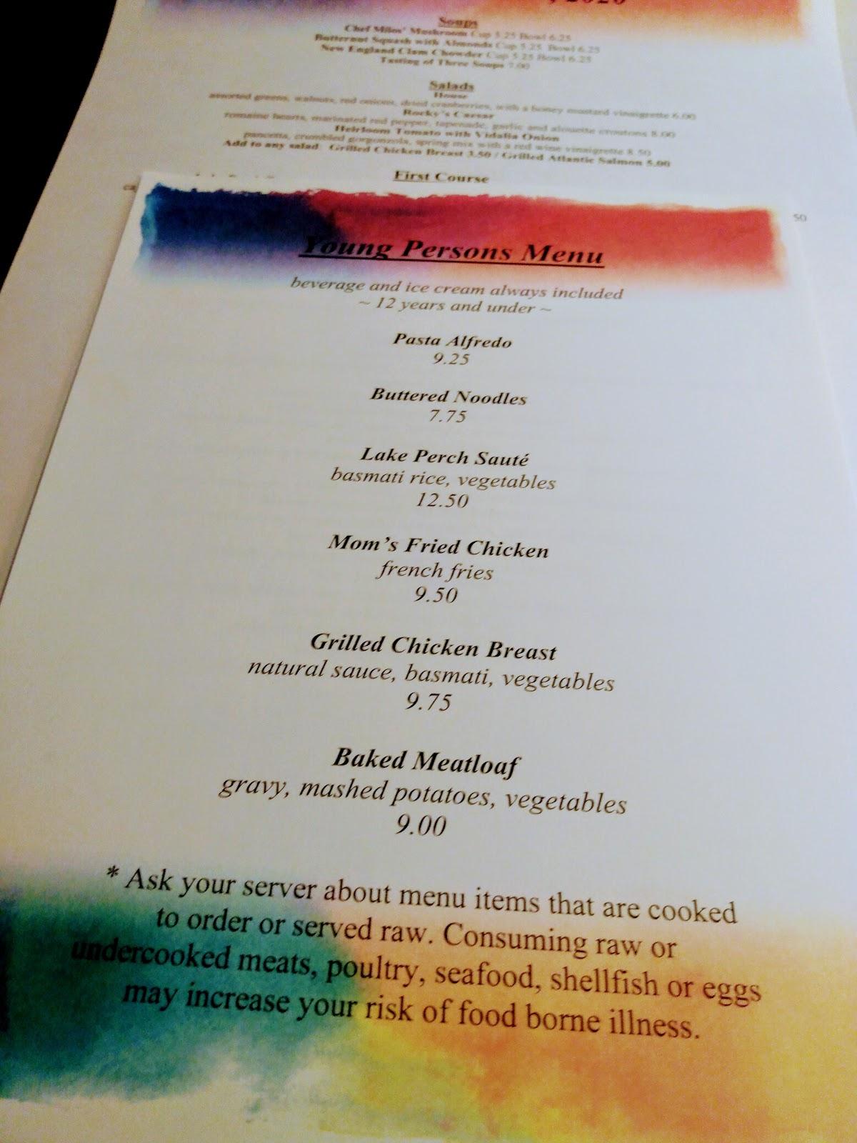 Menu at Brentwood Grille restaurant, Novi