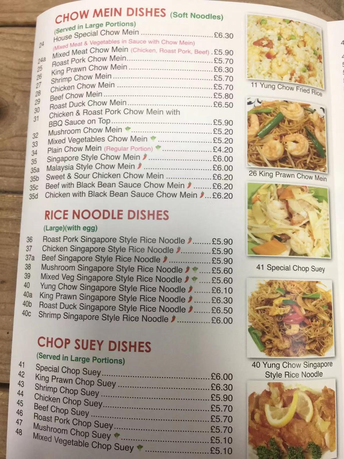 Menu at The Light Chinese Takeaway fast food, Waterlooville