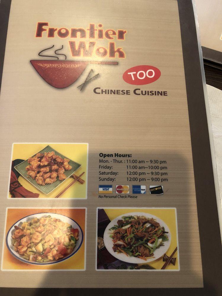 Menu at Frontier Wok Too restaurant, Burbank, W Olive Ave