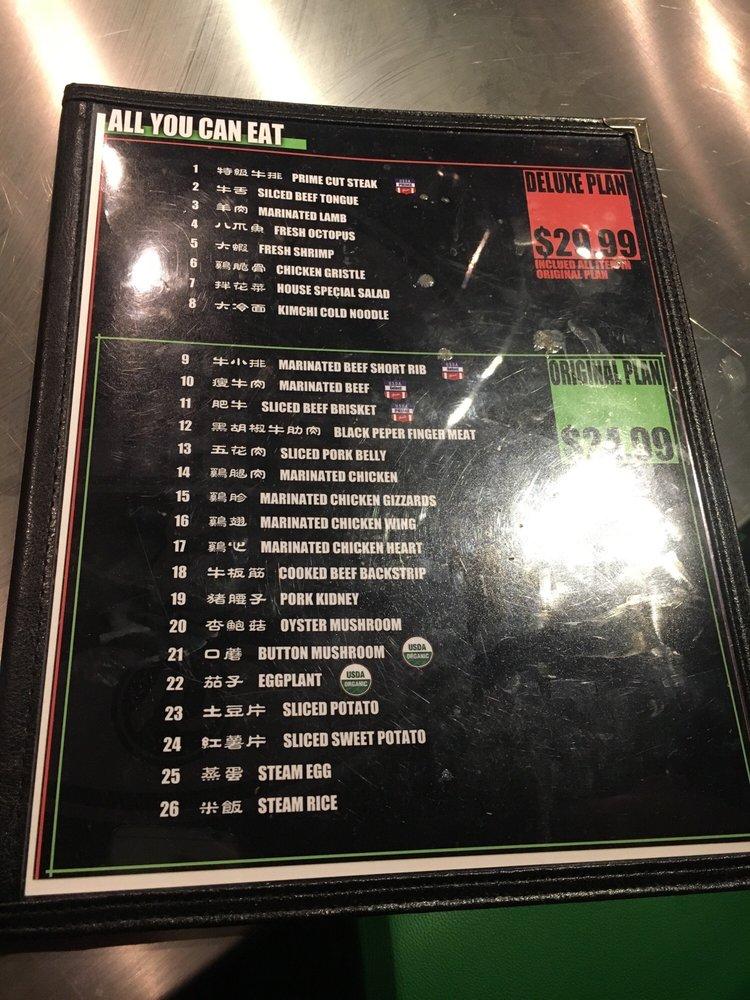 Menu at The Fire Spot BBQ, San Diego