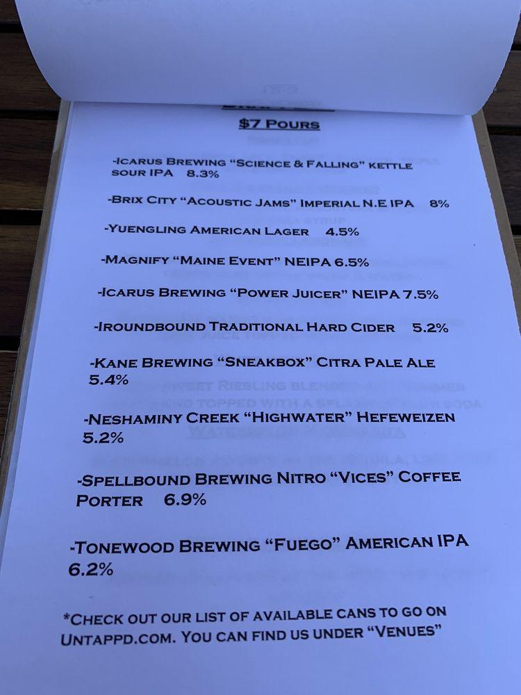 Menu at The Local Eatery and Pub, Mount Holly