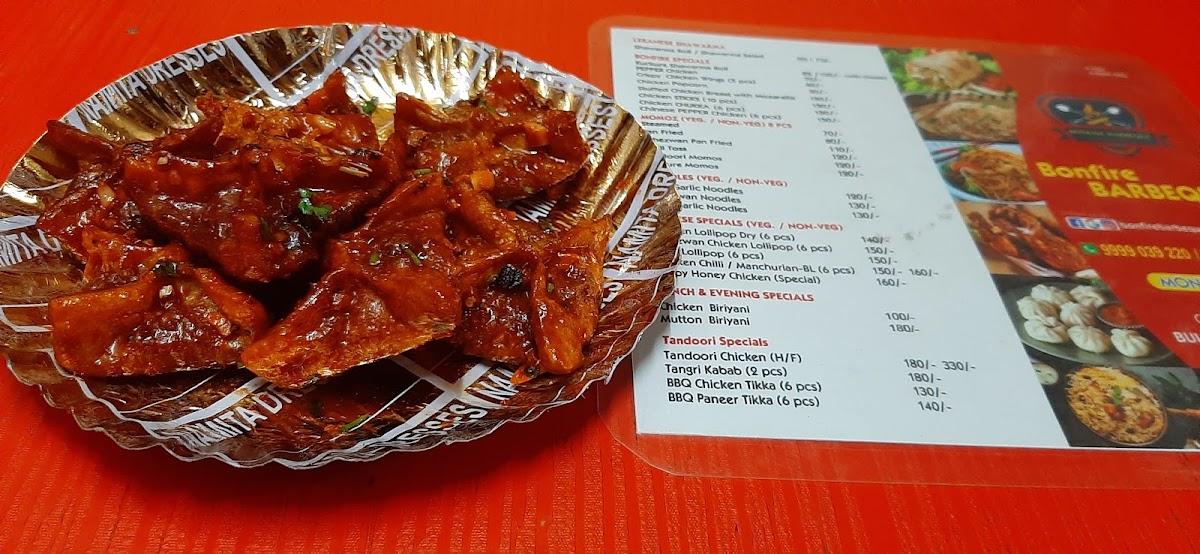 Menu at Bonfire Barbeque, Balasore