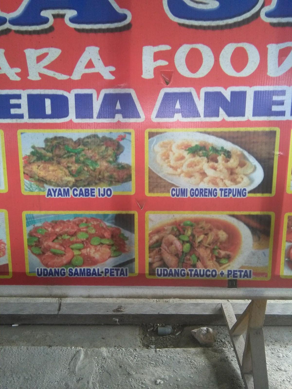 Carta del restaurante Inara Seafood, Pangkalan Kerinci Kota