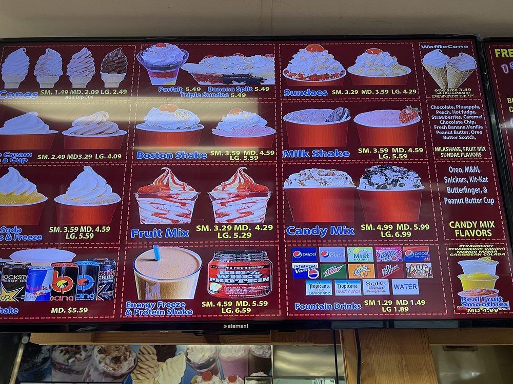 Menu at Sno-White Drive In restaurant, Tulare