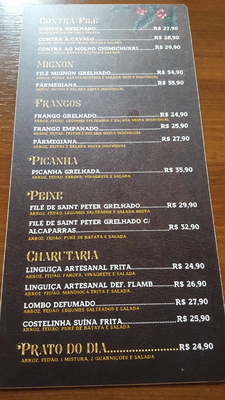 Menu em Tuia Armazém restaurante, Indaiatuba, Rodovia João Ceccon 370