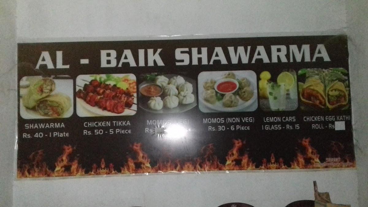 Menu at Al-Baik Chicken Roll Shawarma, Siwan
