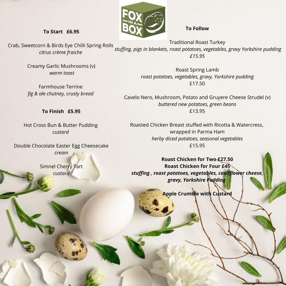 Menu at The Fox on the Green pub & bar, Great Bardfield
