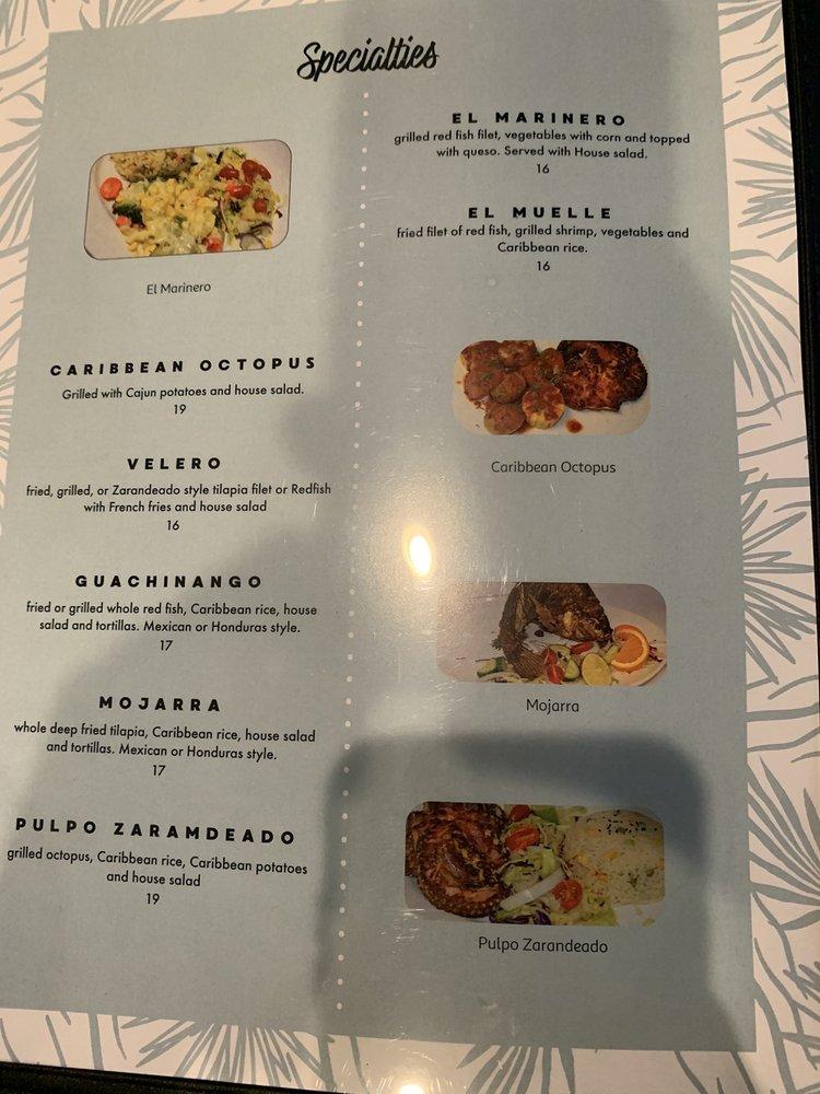 Carta de La barca mexican marisqueria grill, Prairieville