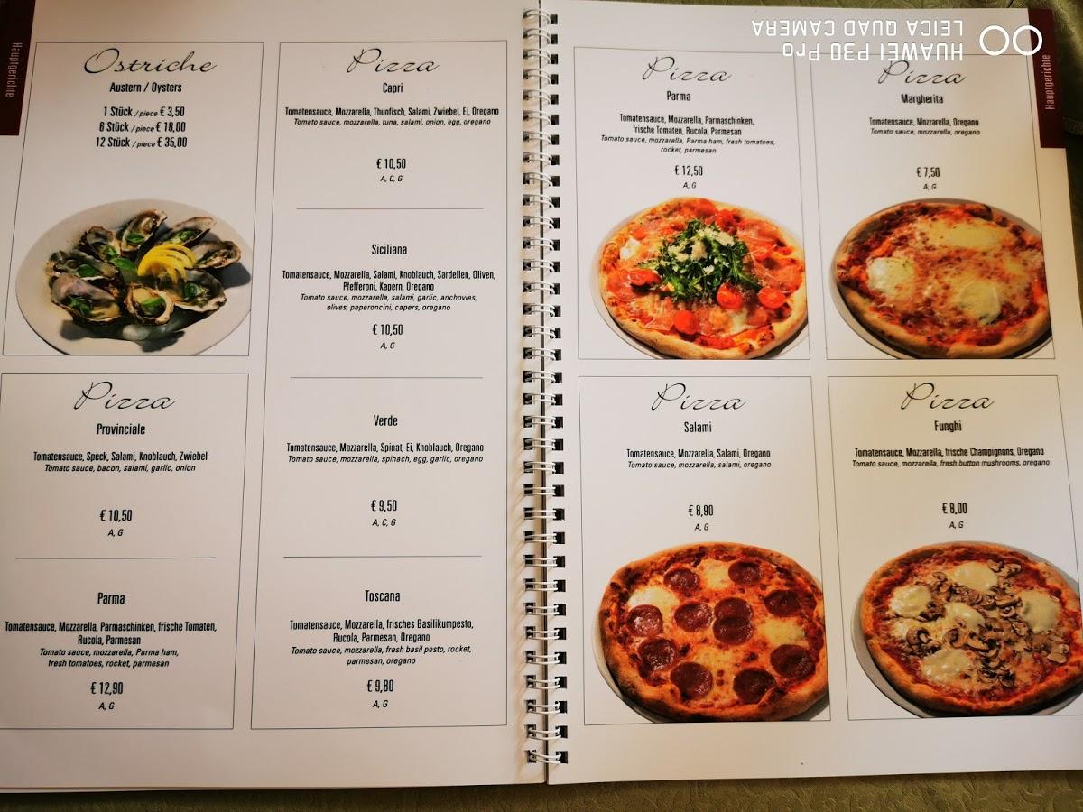 Menu at Pizzeria Restaurant Toscana, Saint Wolfgang im Salzkammergut