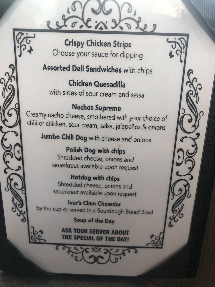 Menu at Airport Lounge & Snack Bar, Ketchikan, Airport Terminal Way