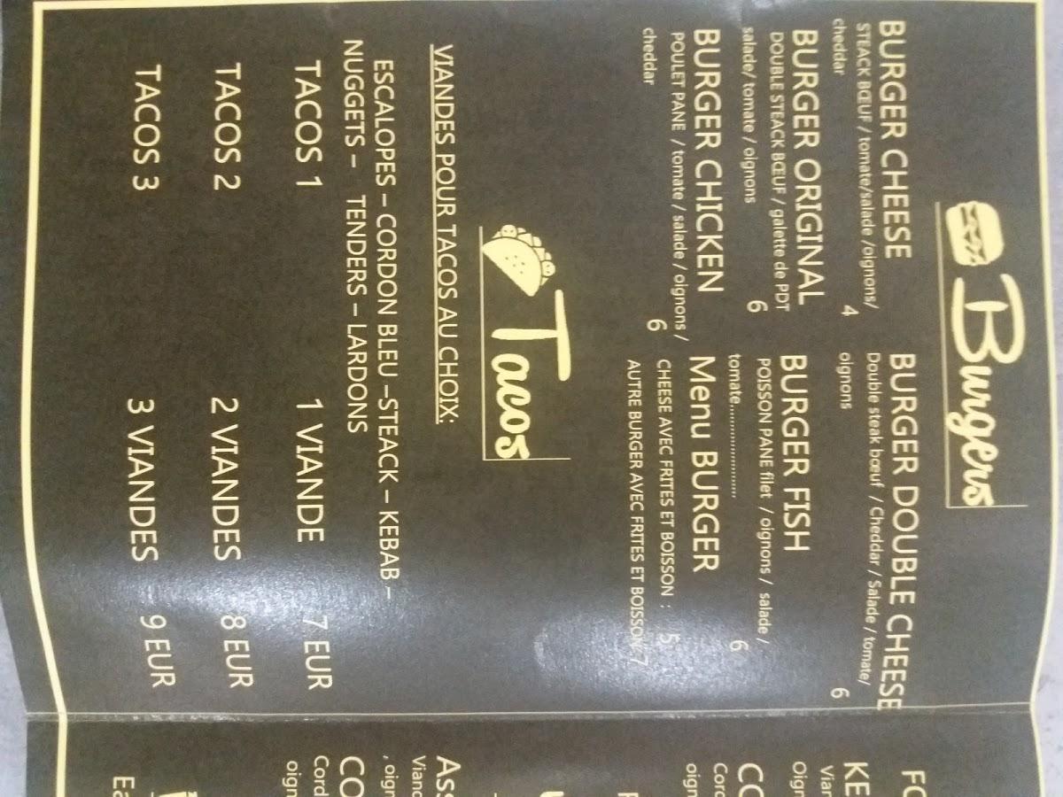 Carta del restaurante JUST DO EAT, Monnaie