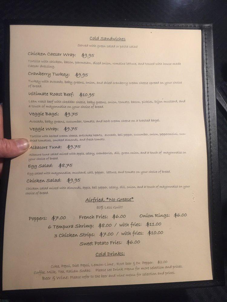 Menu at Enoteca pub & bar, Crescent City, 960 3rd St