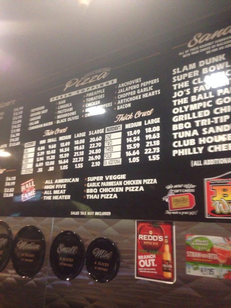Menu at High Five Pizza BBQ, San Jose, 171 Branham Ln