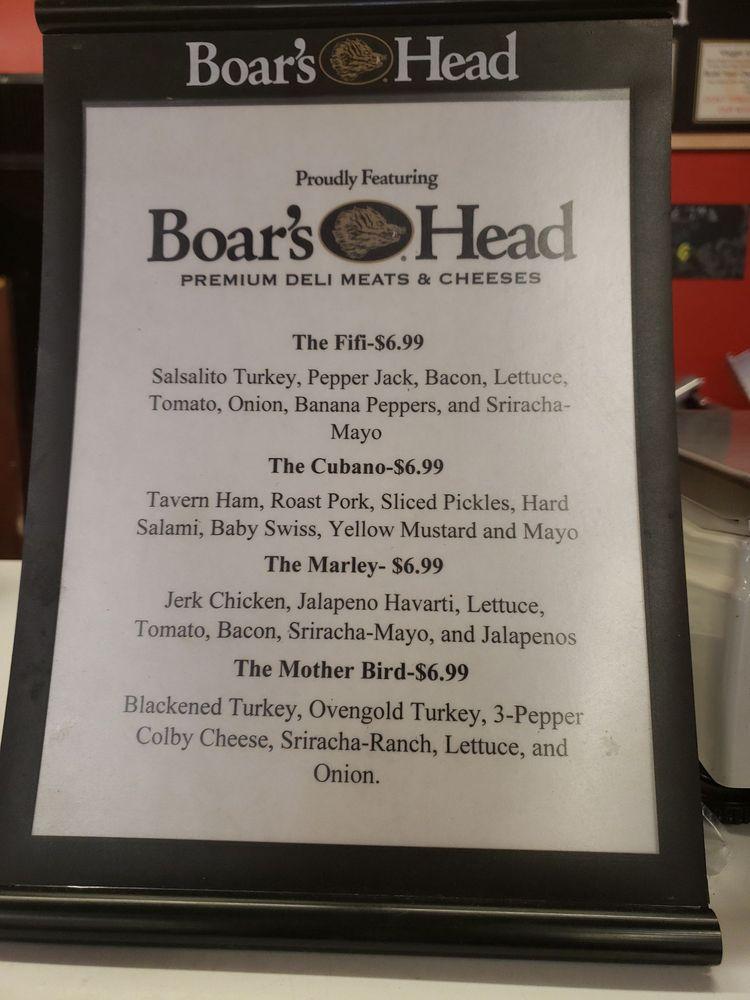 Menu at Shapiro's Market restaurant, St. Louis