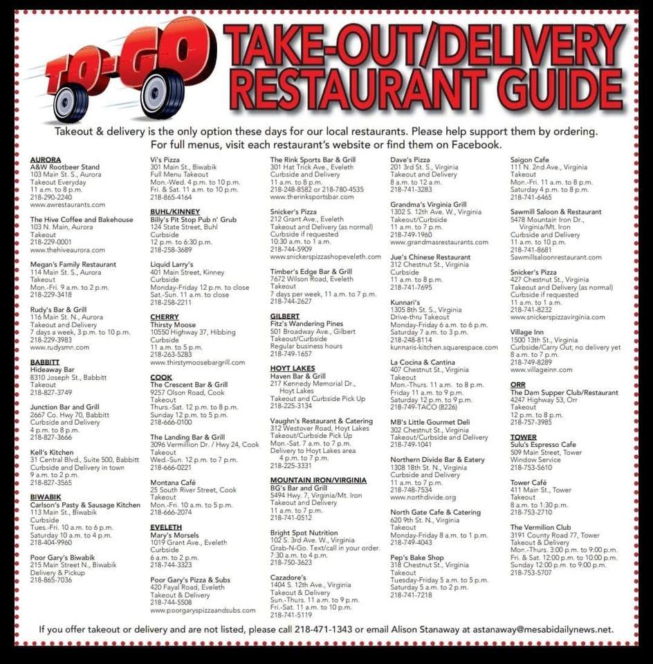 Menu at Vi's Pizza & TNT Bar, Biwabik, 301 Main St