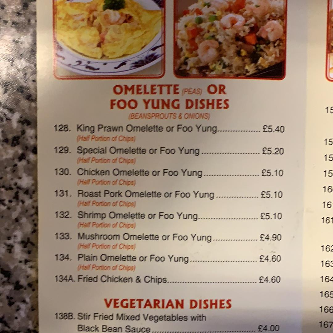 Menu at Yummy fast food, Gravesend, 84-85 London Rd