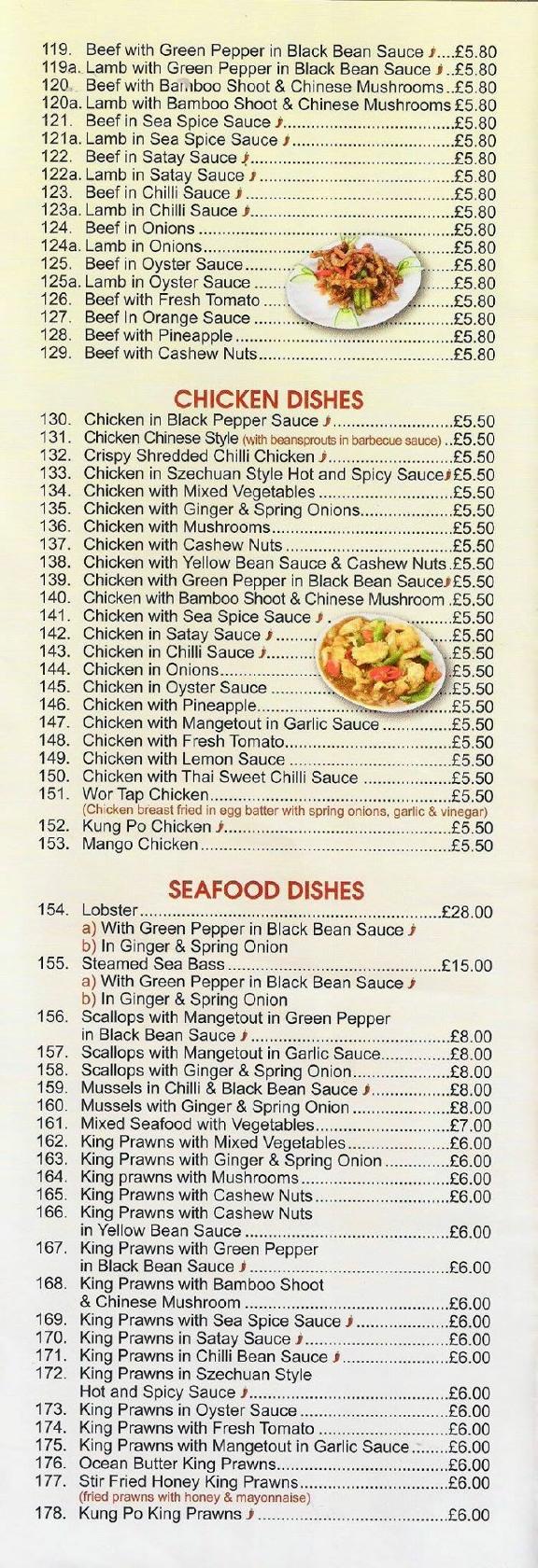 Menu at Yumi Yumi fast food, Farnborough