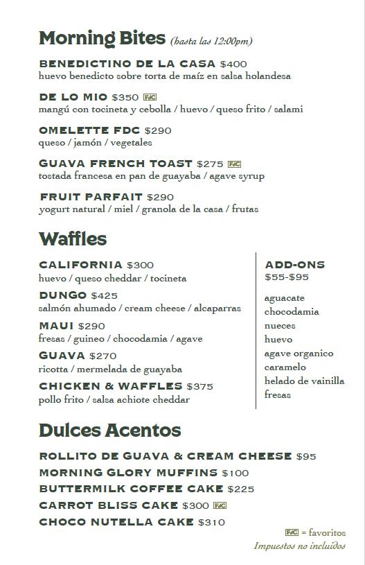 Carta de Flor de Café, Santo Domingo