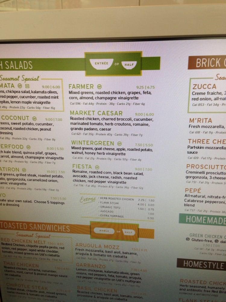 Menu at Modern Market Eatery pizzeria, Glendale, S Colorado Blvd Ste 101