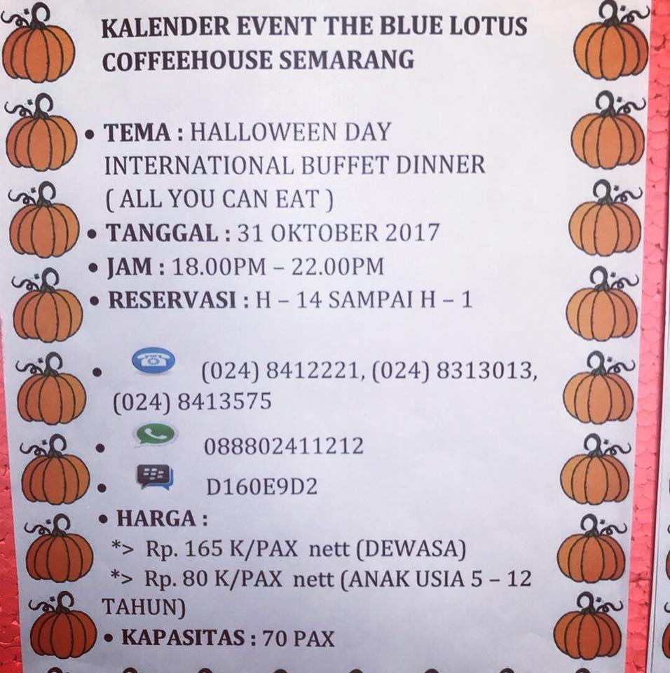 Menu at The Blue Lotus Coffee House & Restaurant, Semarang