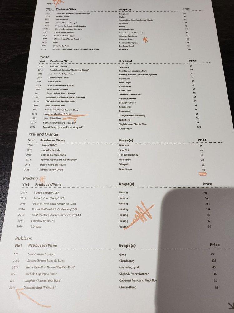 Menu at iNDO restaurant, St. Louis