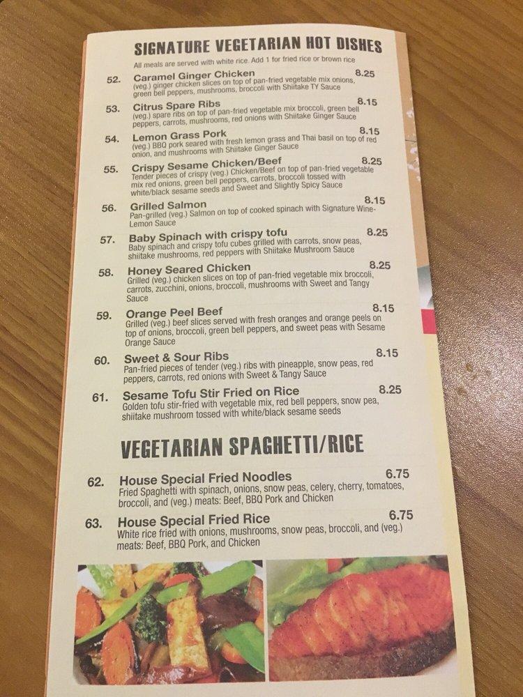 Menu at Mt. Fuji restaurant, Louisville