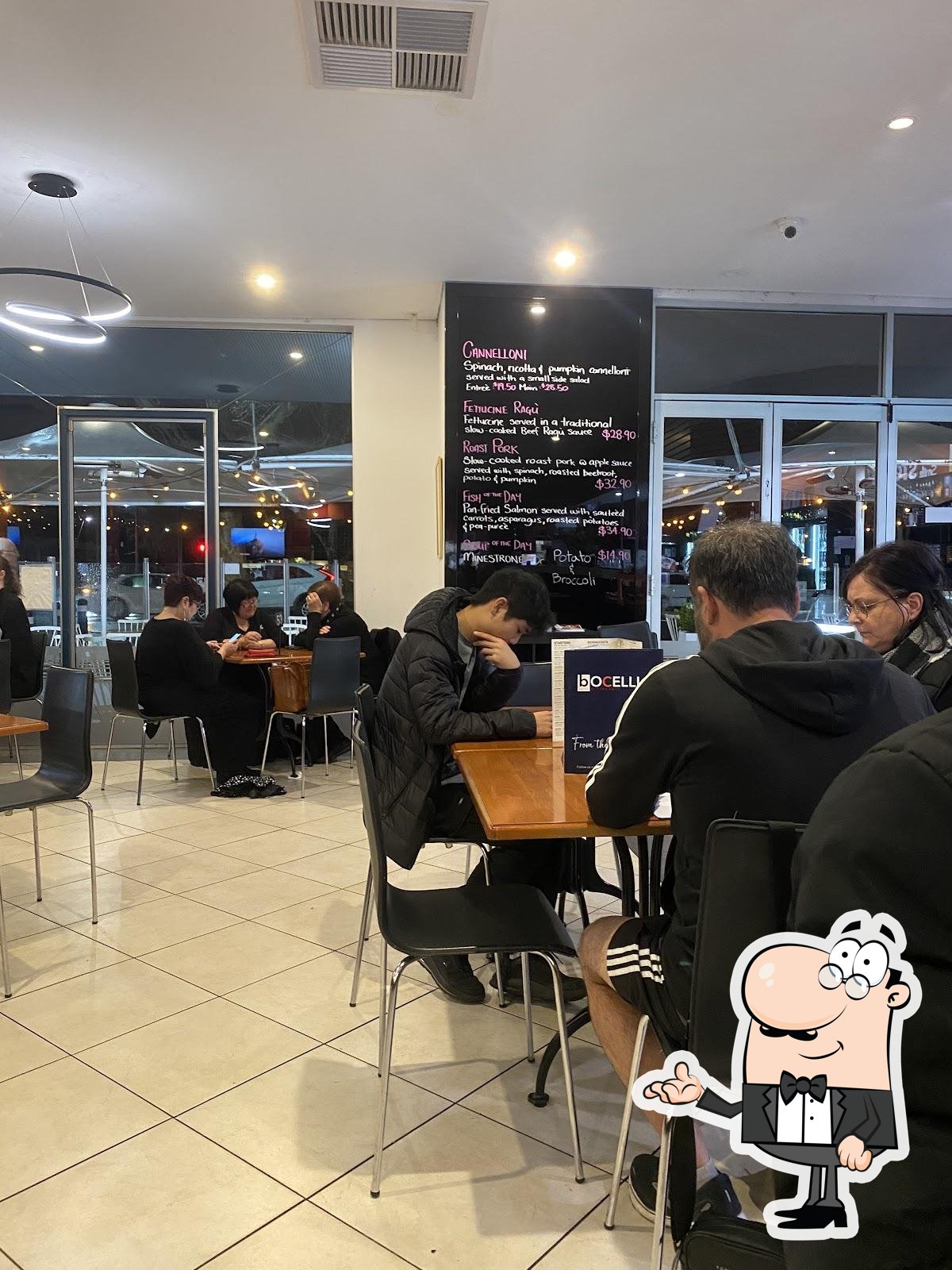 Bocelli Caffe Ristorante, Adelaide - Restaurant menu, prices and reviews