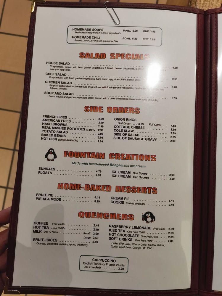 Menu at Blue Line Junction cafe, Worthington, MN-60
