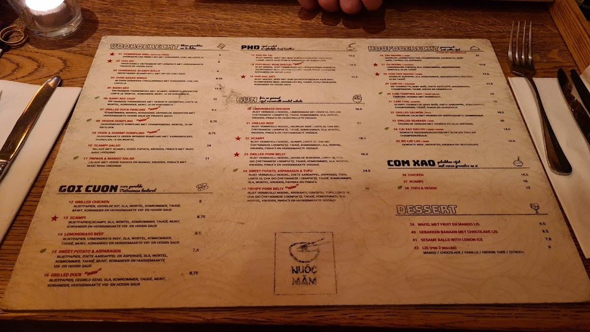Menu au Nuoc Mam, Anvers