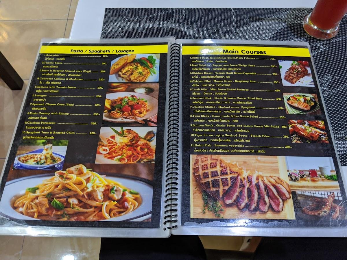 Menu at Nang Naan Halal Restaurant, Rawai