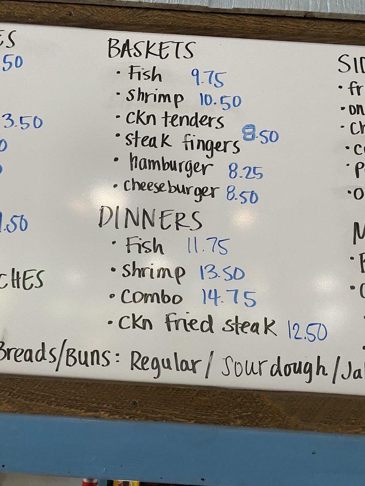 Menu at Good Times Marina restaurant, Houston