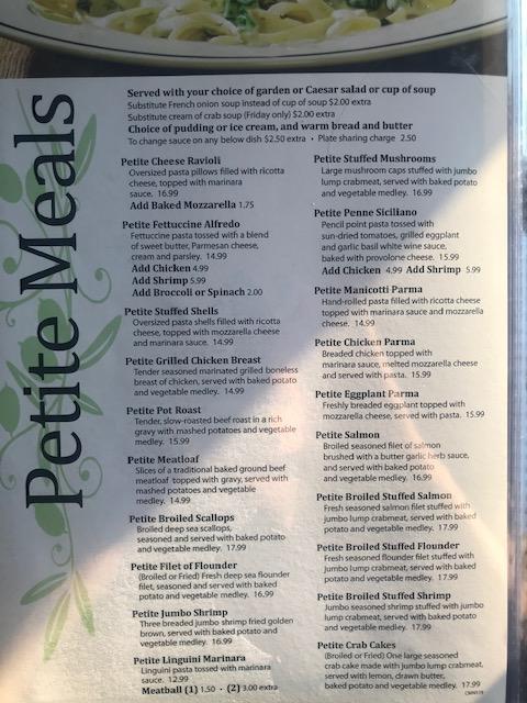 Menu at Green Olive Restaurant, Bridgeton, 610 Shiloh Pike