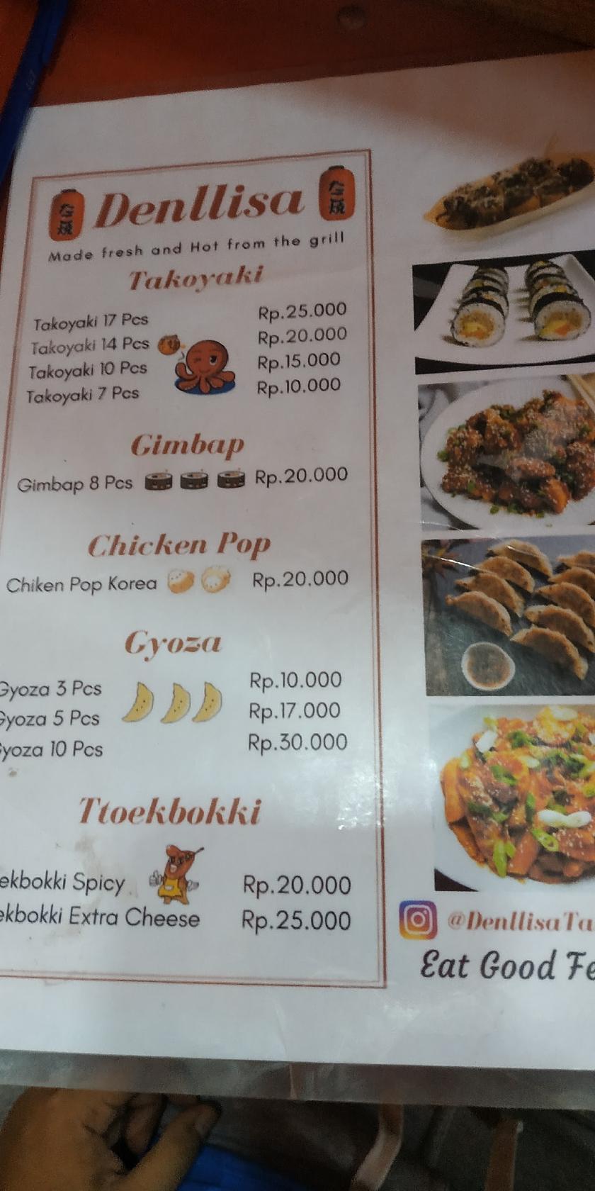 Menu at #Ropang BUL - BUL cafe, Pabuaran